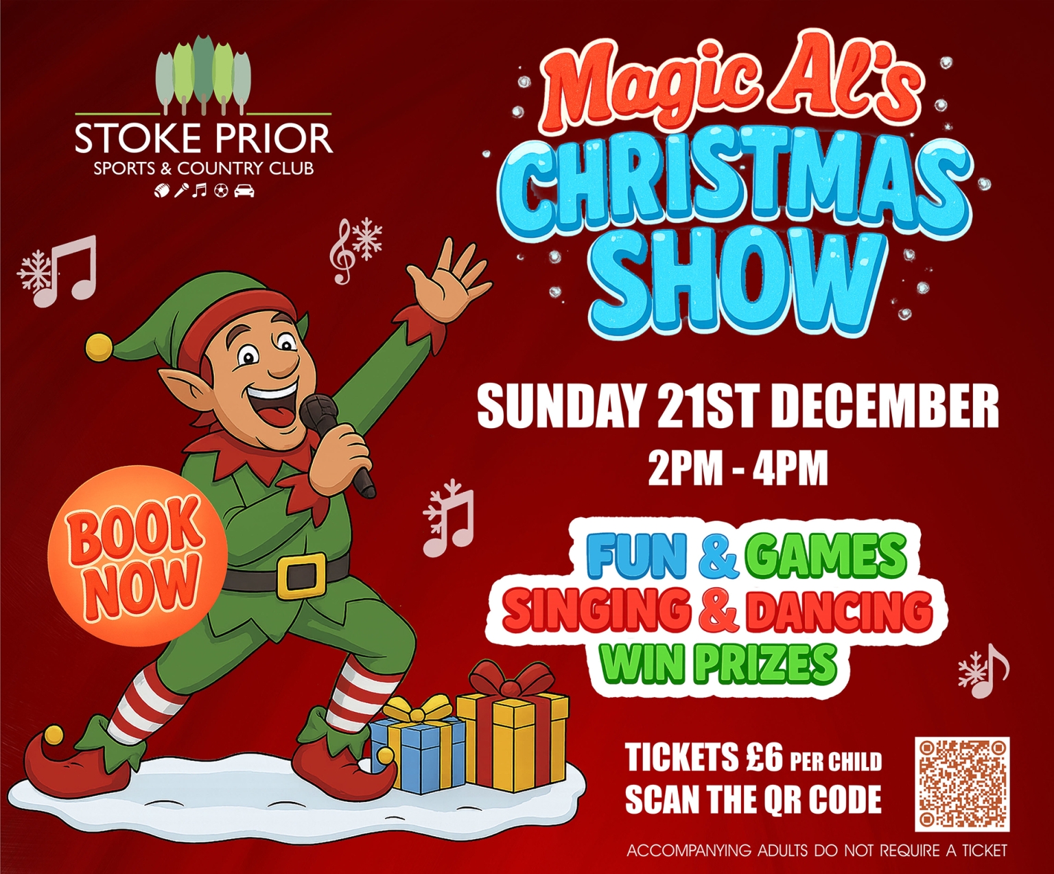 MAGIC AL’S CHRISTMAS SHOW – Stoke Prior Club