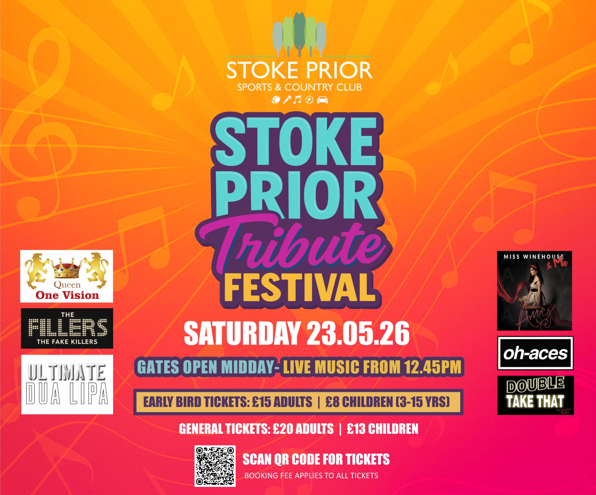 STOKE PRIOR TRIBUTE FESTIVAL – Stoke Prior Club